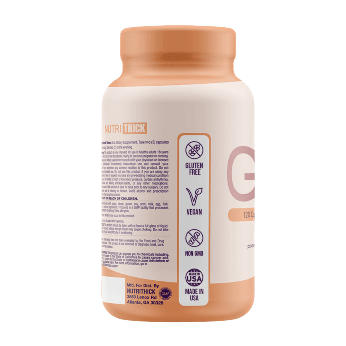 GAIN+ Weight Gainer Capsules with Maca, Fenugreek and Creatine for Wom ...